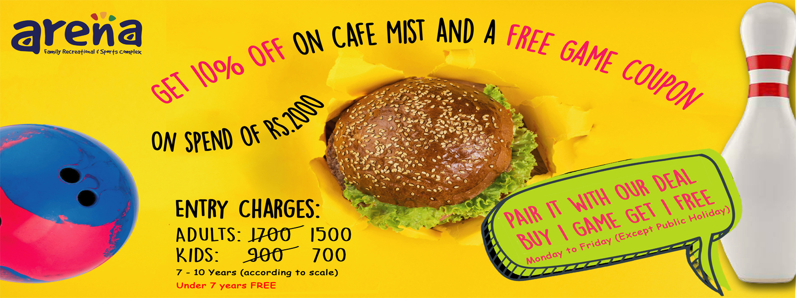 Arena | Family Recreational & Sports Complex